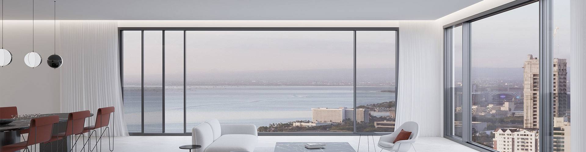 Modern Slim Aluminium Windows | Ketan Decorators
